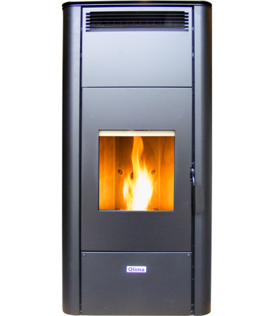 Stufa a pellet idro Donata 194 Hydro S-Line rosso/nero